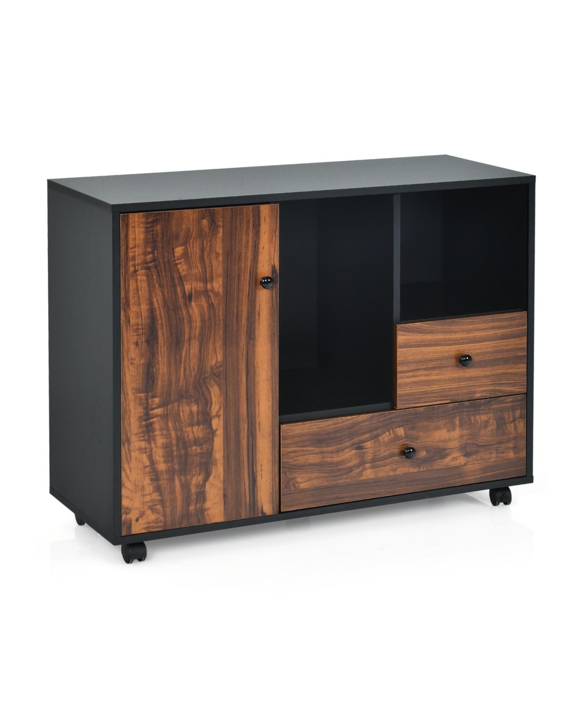 Click here for Sugift Mobile Filing Cabinet 2 Drawers with Open S... prices