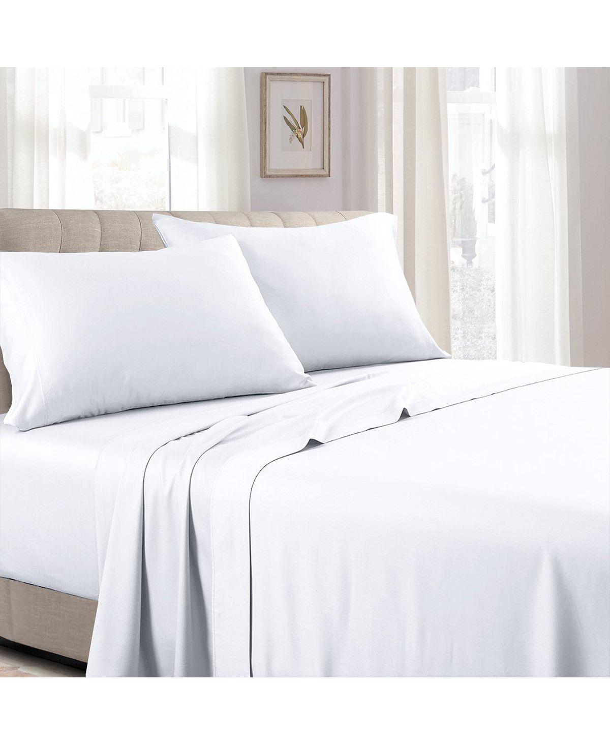 Click here for Soft Cotton Sateen Sheet Set - Extra Deep Fitted (... prices