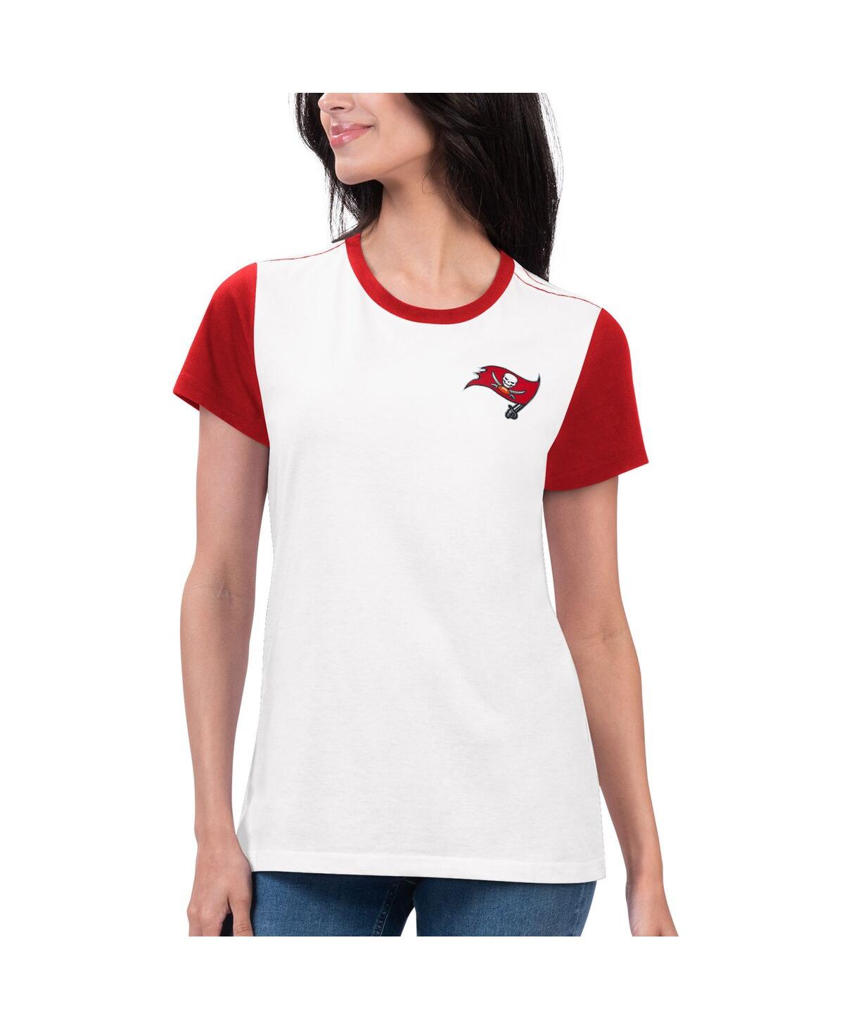 Click here for G-iii 4Her by Carl Banks Womens White/Red Tampa Ba... prices