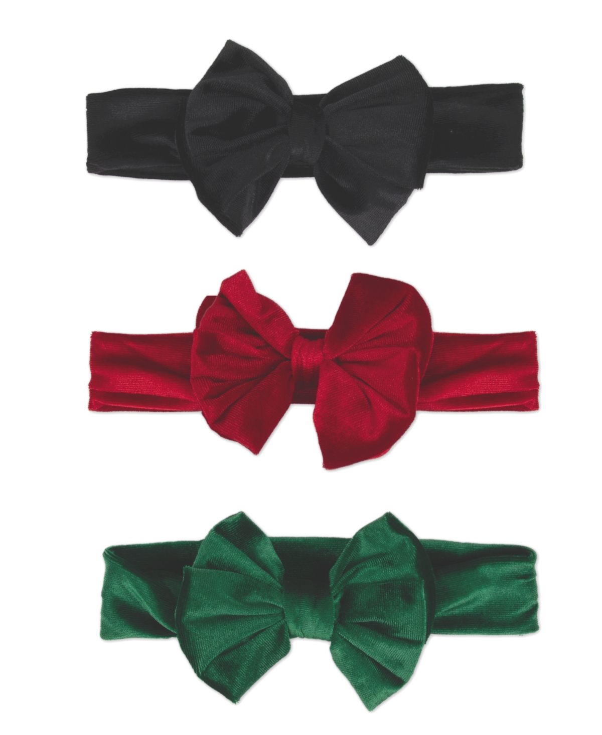 Click here for Baby Essentials Baby Girls Velour Headband  3-Pack... prices
