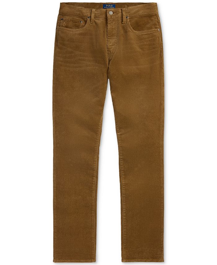 Polo Ralph Lauren Men's Varick Slim Straight Corduroy Pants - Macy's