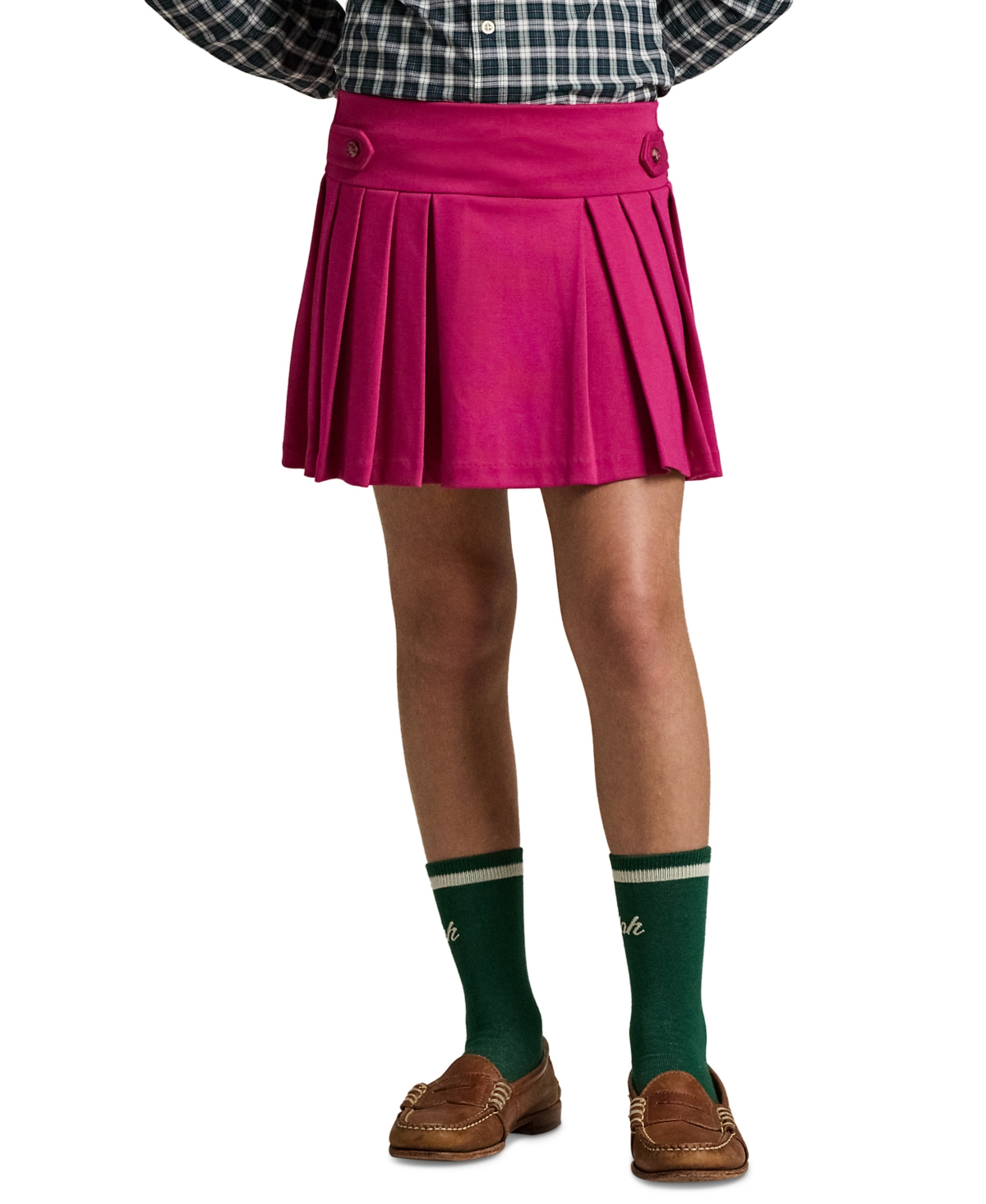 Click here for Polo Ralph Lauren Big Girls Pleated Ponte Skort -... prices