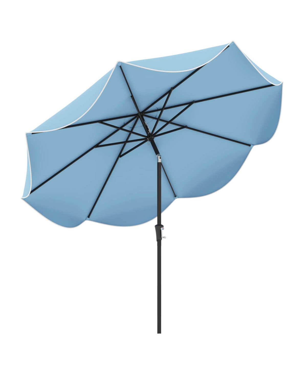Click here for 9 Ft Patio Umbrella 2-Tier Market Table Umbrella w... prices
