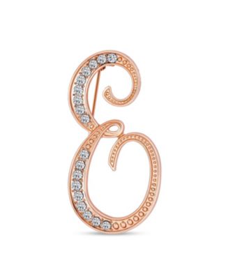 Bling Jewelry Large Statement ABC Pave Crystal Letters Alphabet Initial ...