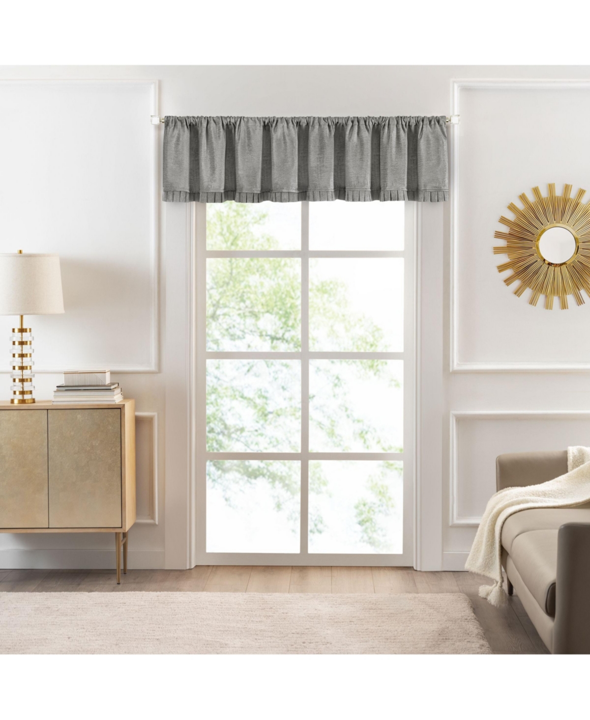Click here for Kate Aurora Lux Living Rod Pocket Pleated Chenille... prices