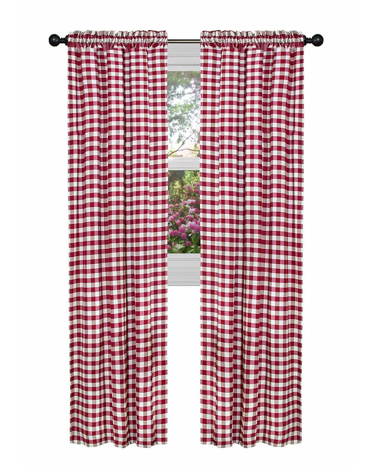 Click here for Kate Aurora Country Farmhouse Buffalo Check Plaid... prices