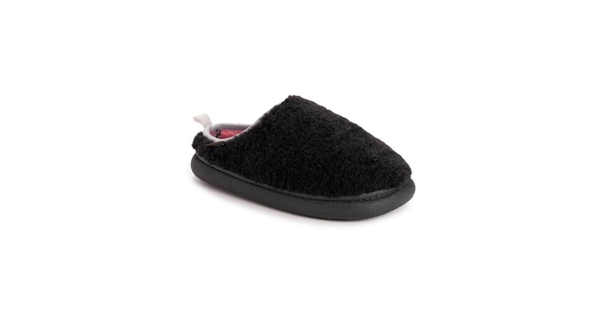 Muk Luks Womens Luan Clog - Solid black