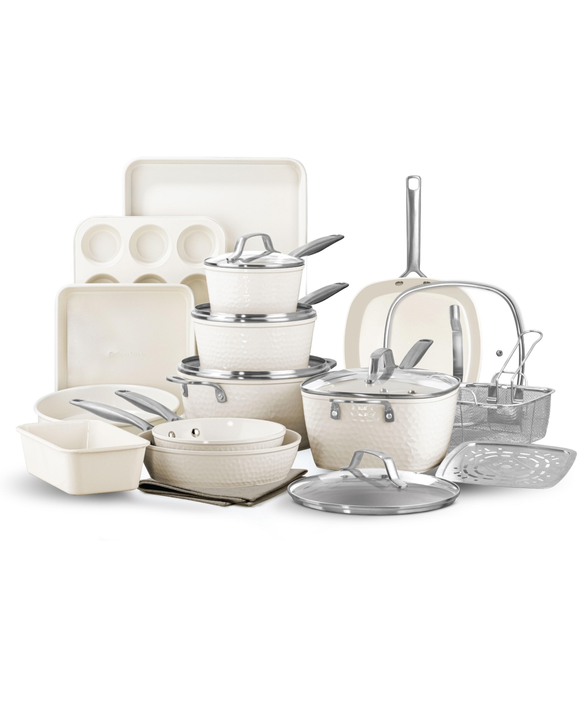 Click here for Gotham Steel Pro Hammered Collection 20-Piece Cera... prices