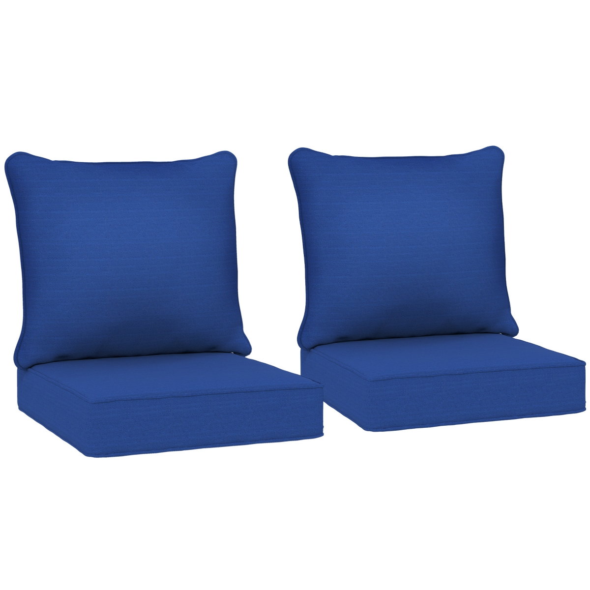 Click here for Outsunny 4 Outdoor Chair Cushions with Seat & Back... prices