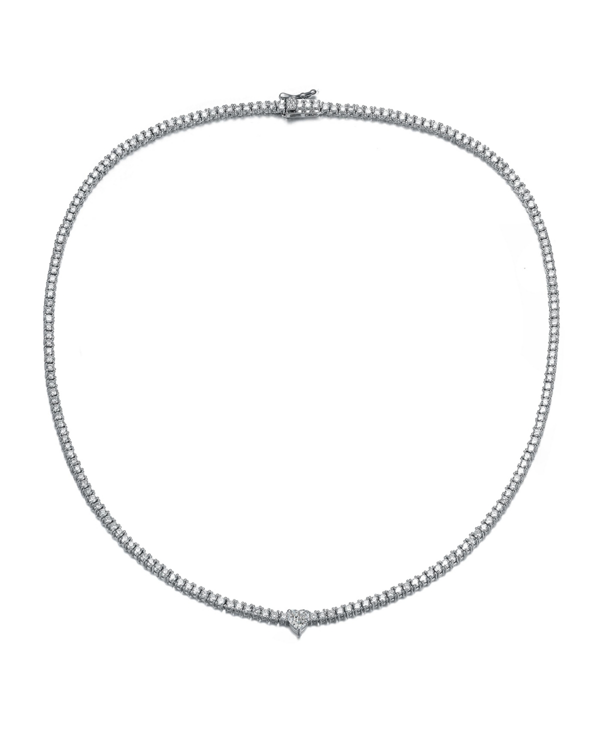 Click here for White Gold Plated with Clear Cubic Zirconia Tennis... prices