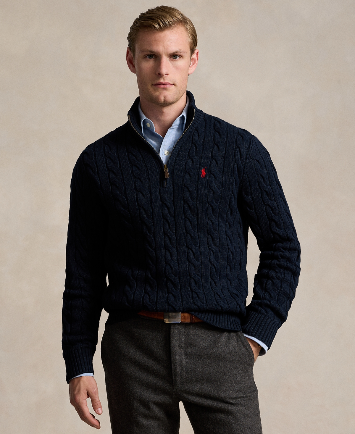 Click here for Polo Ralph Lauren Mens Cable-Knit Cotton Sweater -... prices