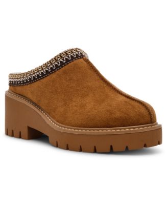 Anne Klein Women's Daylin Cozy Lug Sole Clog Mules - Macy's
