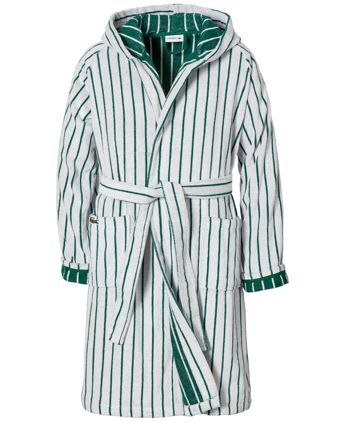 Click here for Lacoste Home Centre Mark Cotton Bath Robes - Green prices