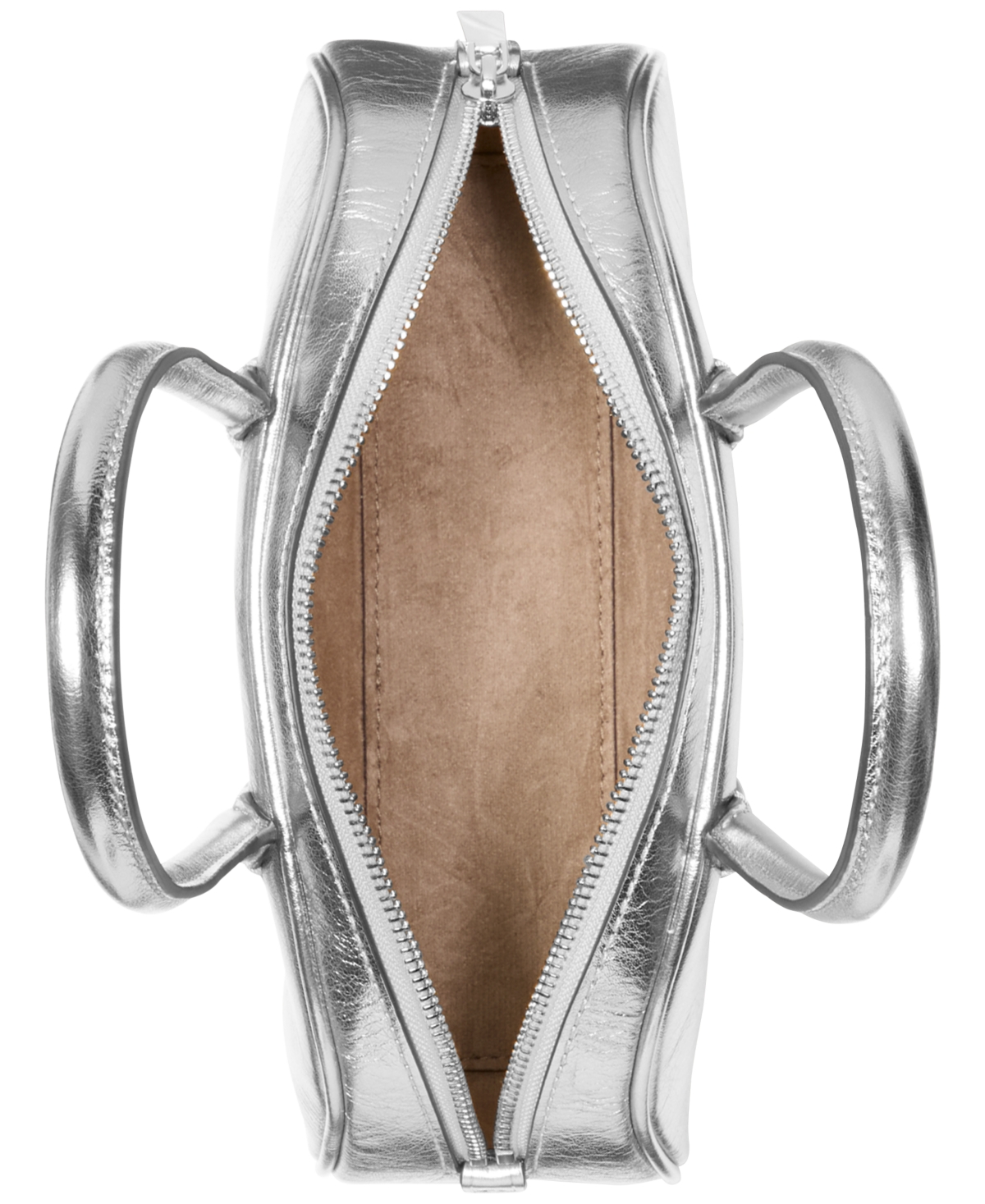 Michael Kors Michael Lulu Small Handle Satchel In Silver | ModeSens