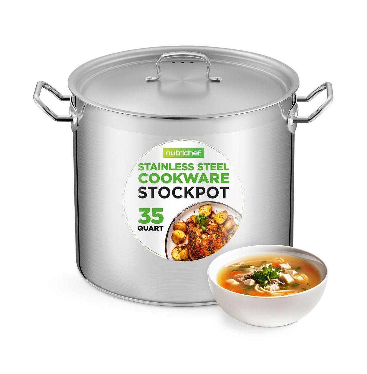 Click here for NutriChef Stainless Steel Cookware Stockpot - 35 Q... prices