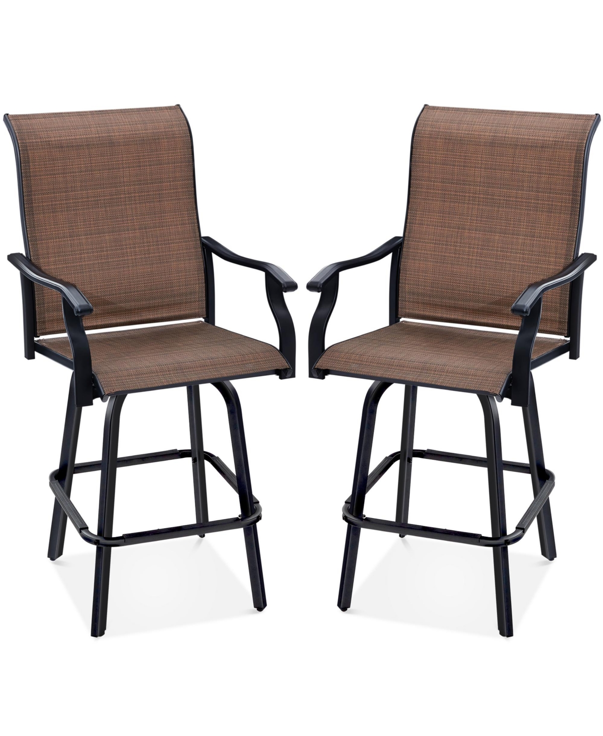 Click here for Best Choice Products Set of 2 Outdoor Swivel Bar S... prices