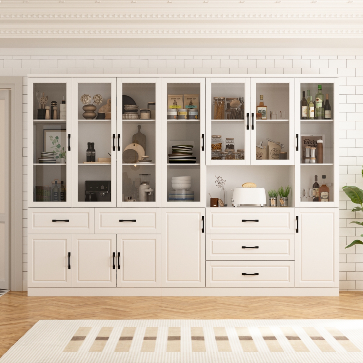 Click here for Famapy 19-Shelf Wood Standard Bookcase With Adjust... prices