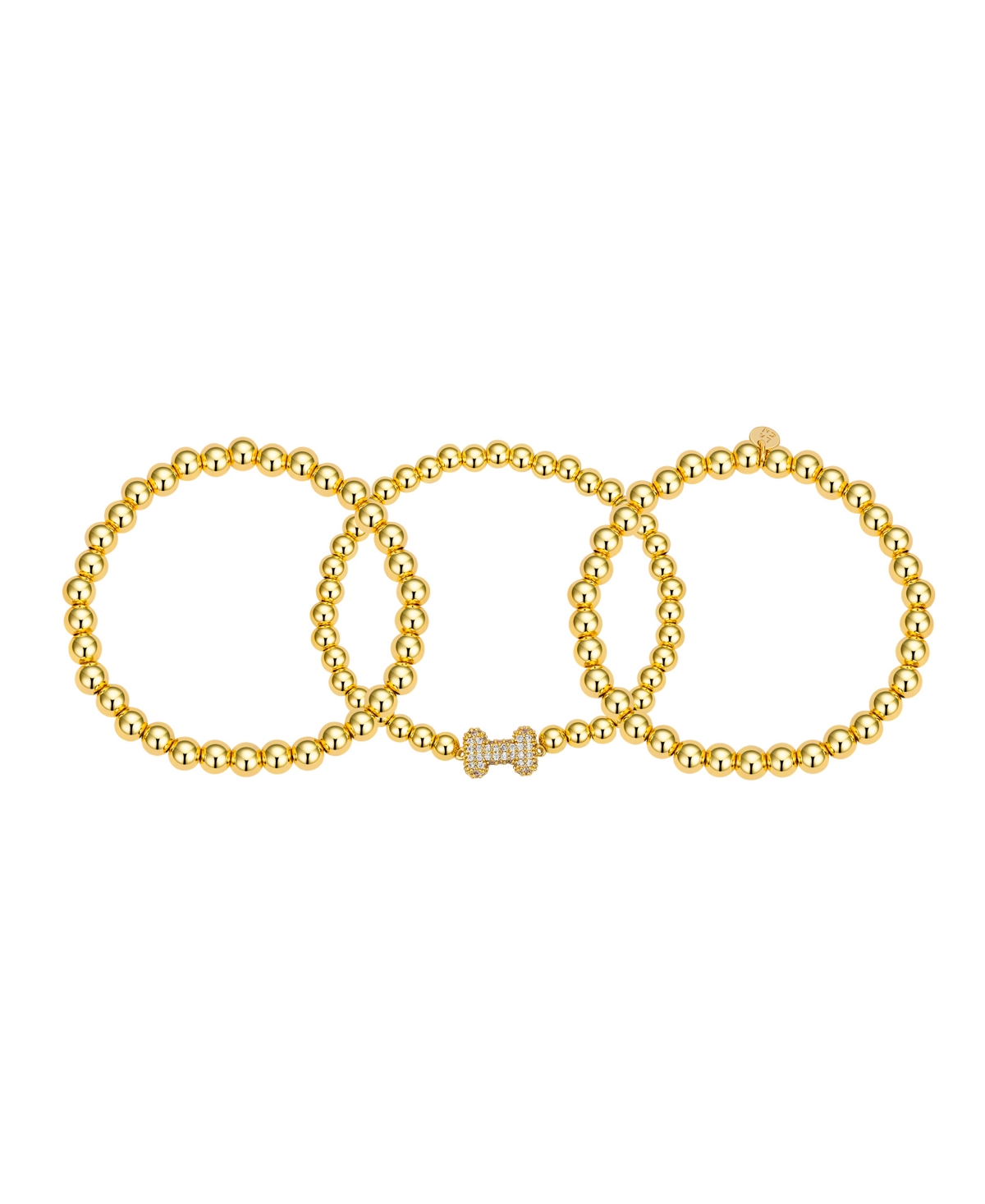 Click here for Unwritten Cubic Zirconia Bubble Initial Stretch Br... prices