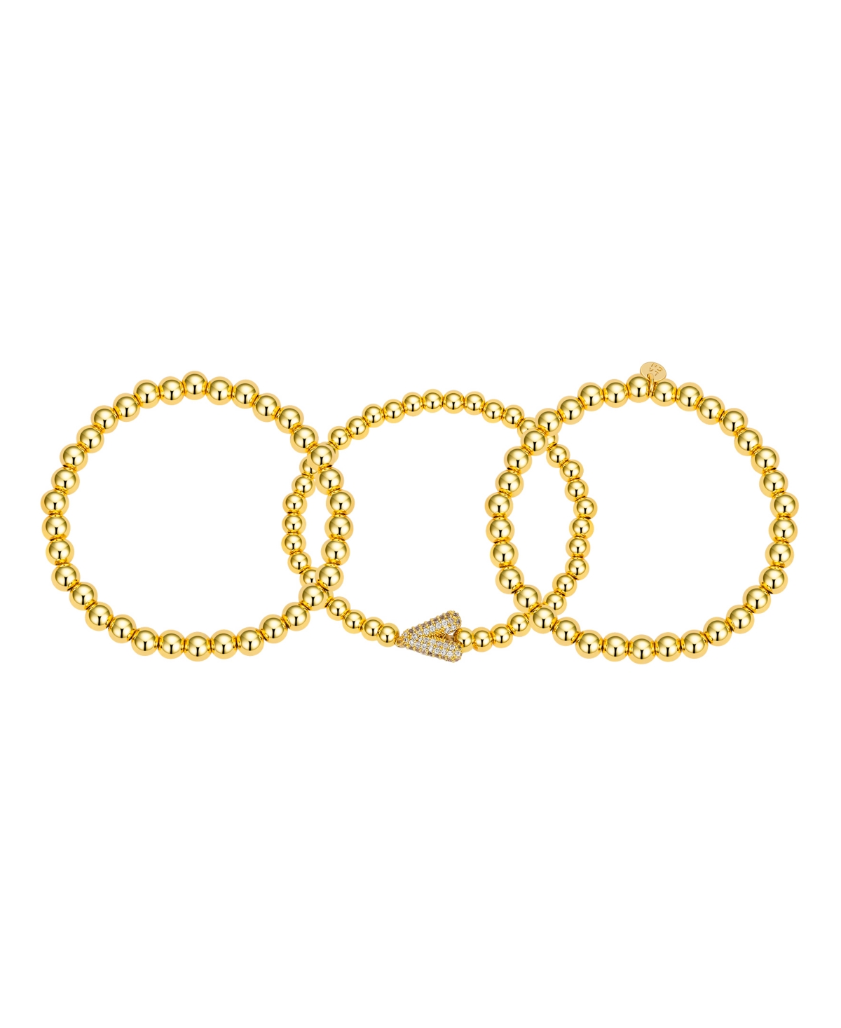 Click here for Unwritten Cubic Zirconia Bubble Initial Stretch Br... prices