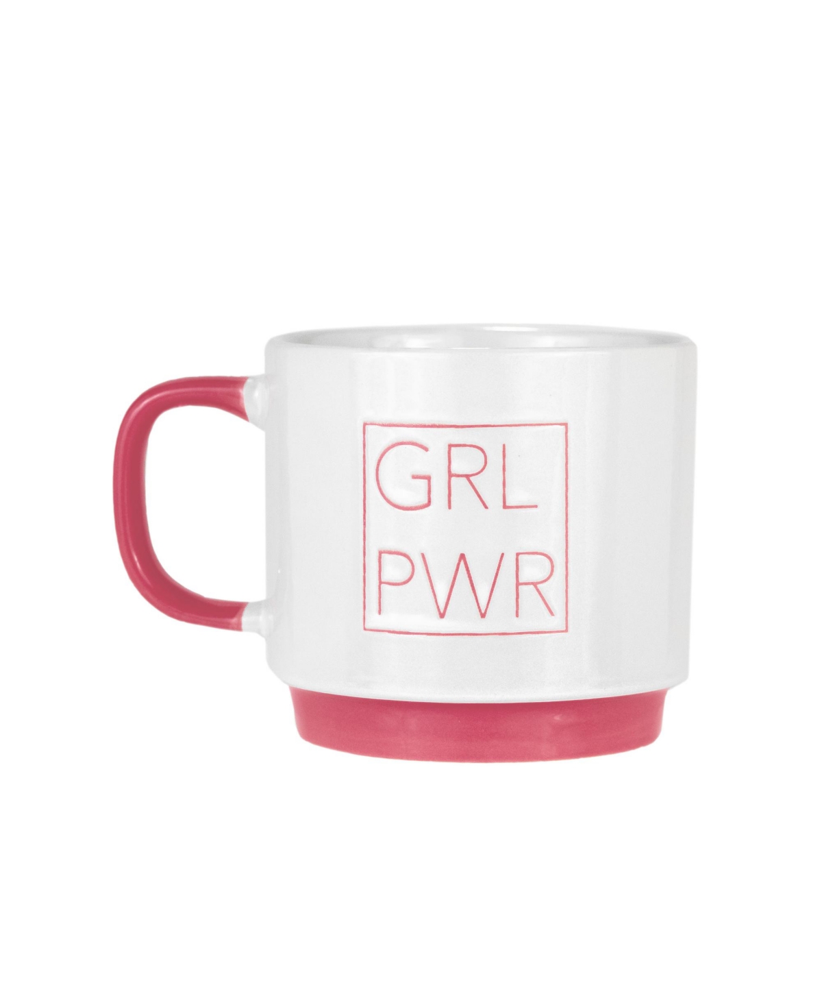 Click here for Amici Home Girl Power Coffee Mug - Pink/white prices