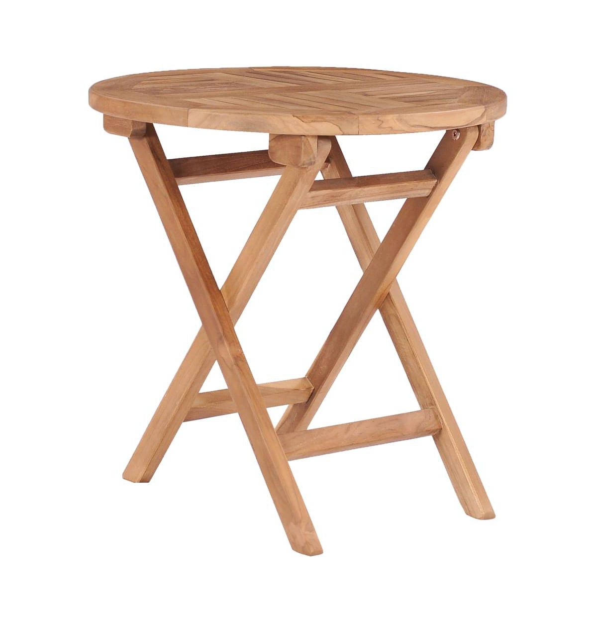 Click here for vidaXL Folding Patio Table 17.7 Solid Teak Wood -... prices