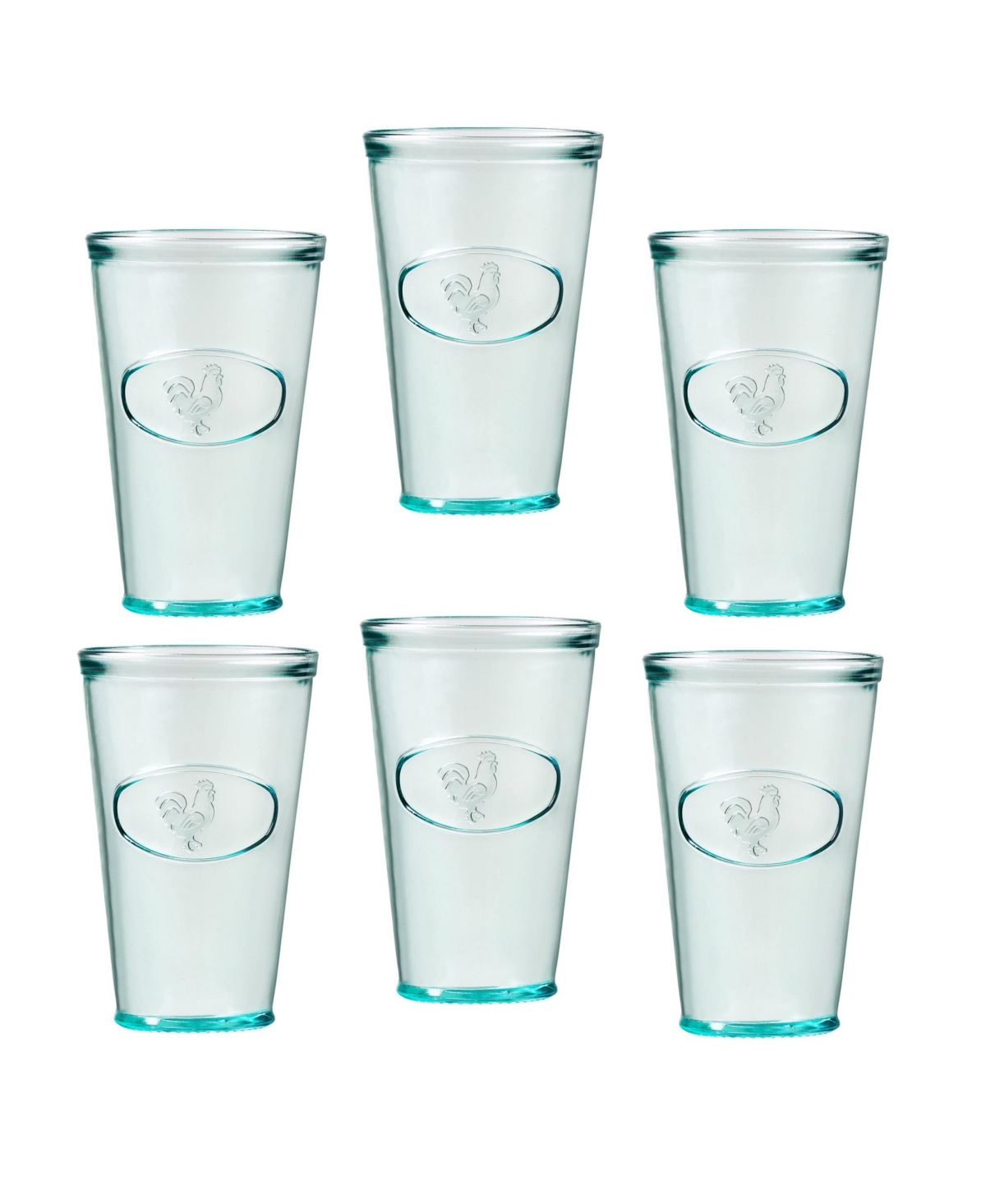 Click here for Amici Home Rooster Hiball Glass - Set of 6 - Green prices