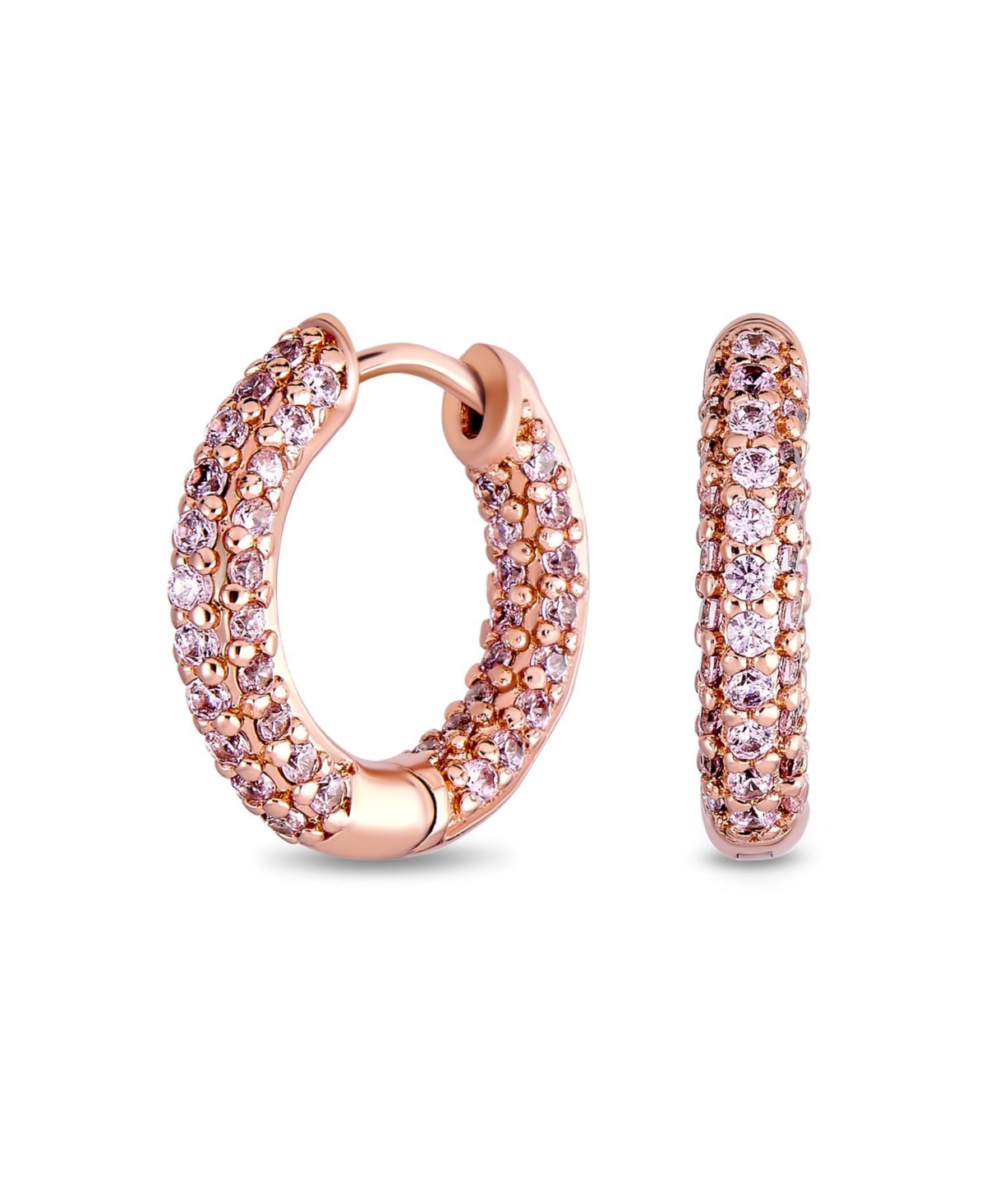 Click here for Bling Jewelry Formal Party Pink or Brown Pave Cz I... prices