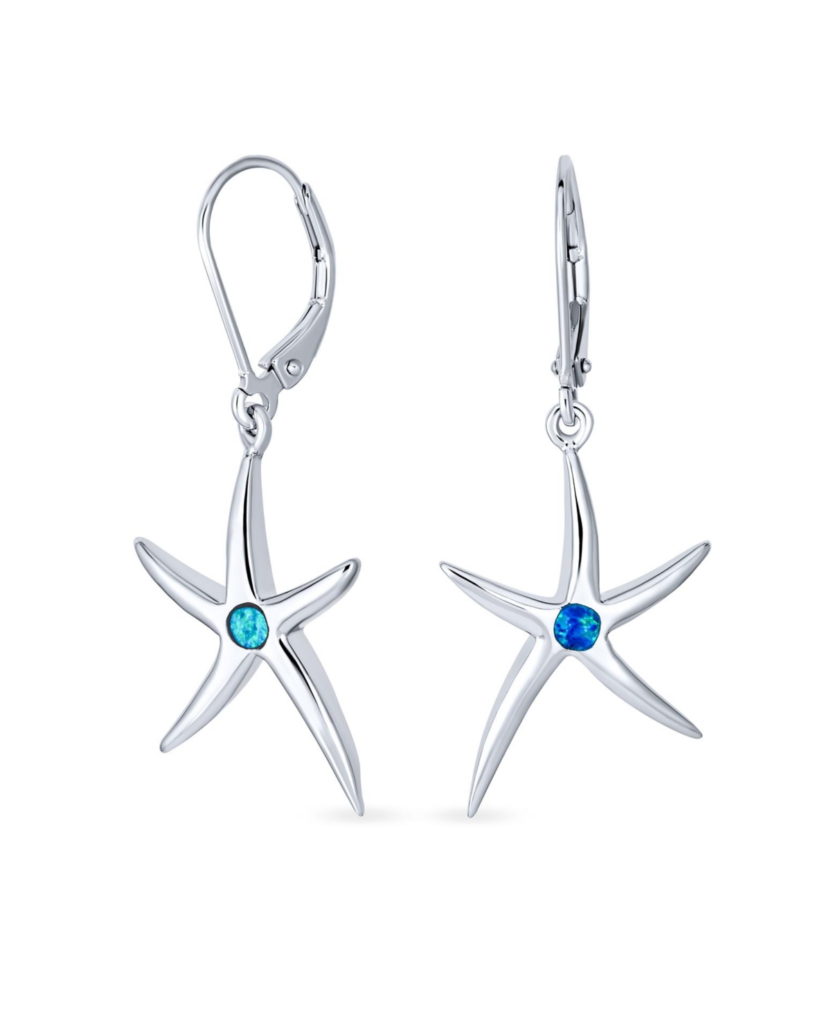 Click here for Bling Jewelry Blue Created Opal Accent Nautical Oc... prices