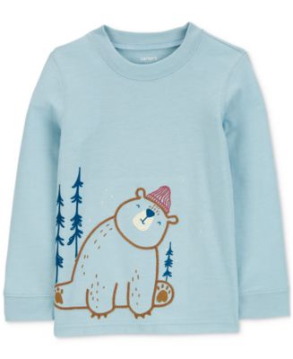 Carter's Toddler Boys Bear Graphic Long-Sleeve T-Shirt - Macy's