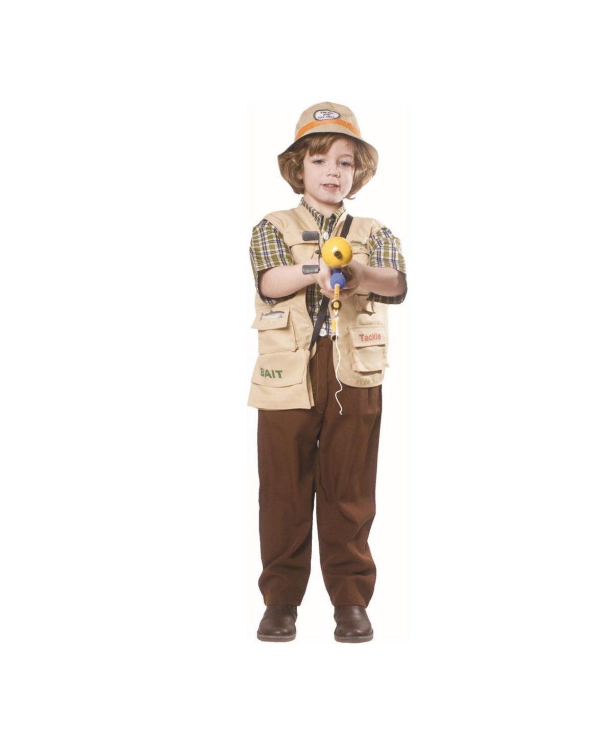 Click here for Dress Up America Toddler Fisherman Costume Set - B... prices
