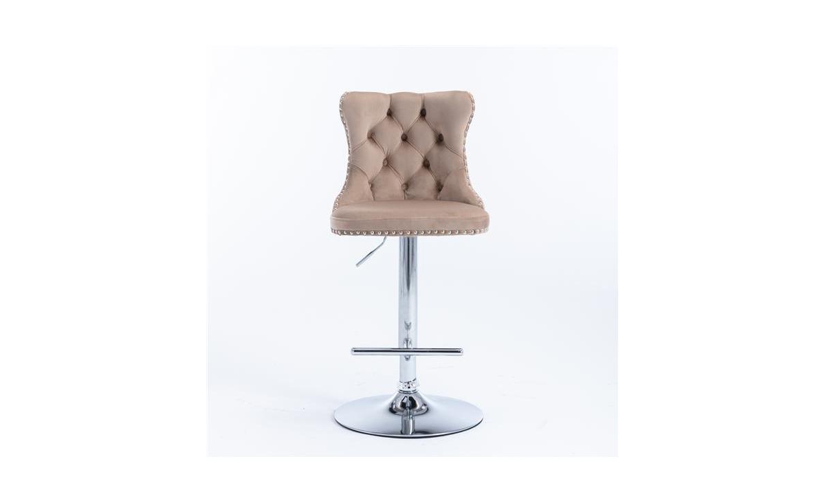 Click here for Adjustable Swivel Velvet Barstools with 25-33 Inch... prices