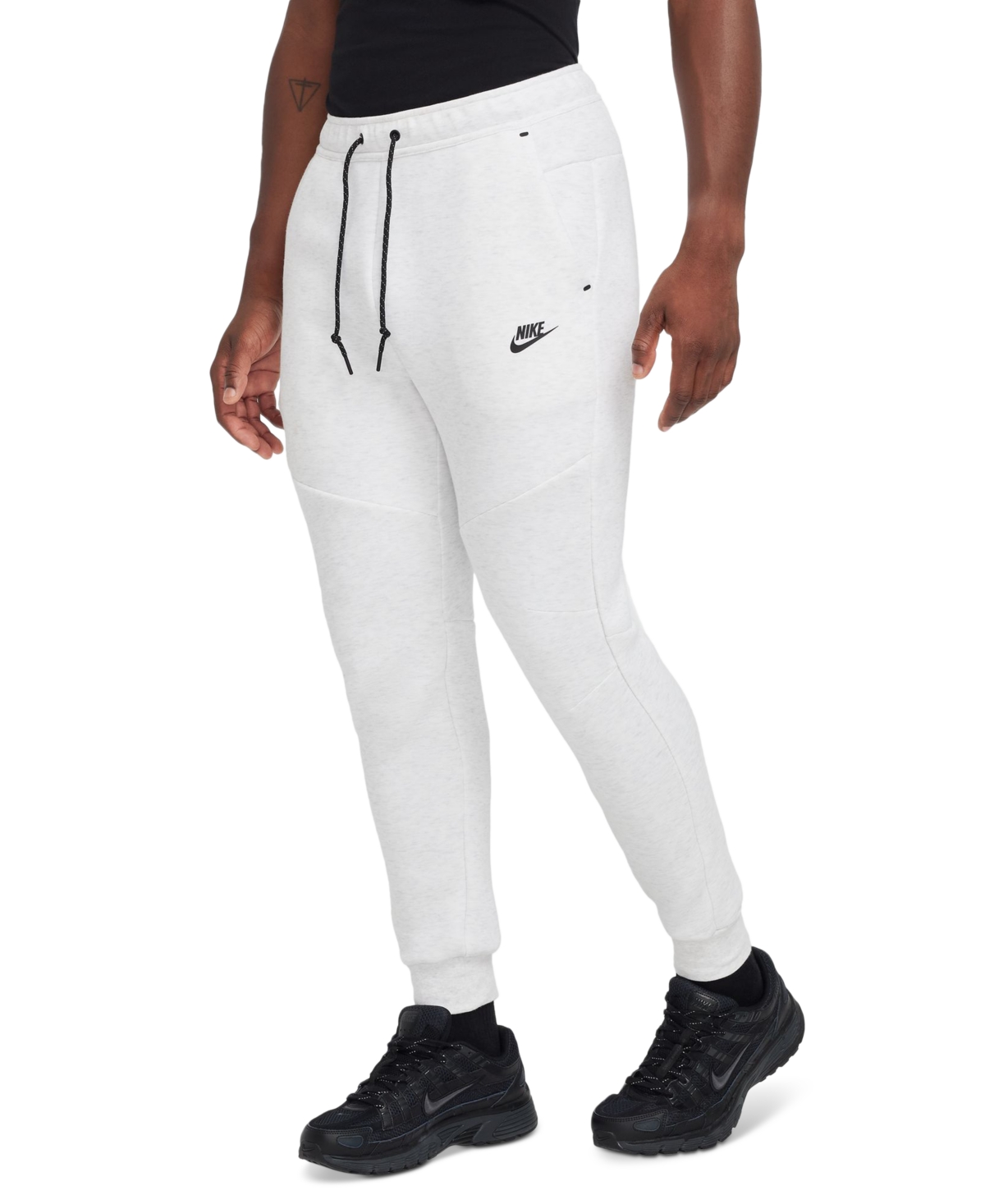 Click here for Nike Mens Tech Fleece Joggers - Birch Heather/Blac... prices