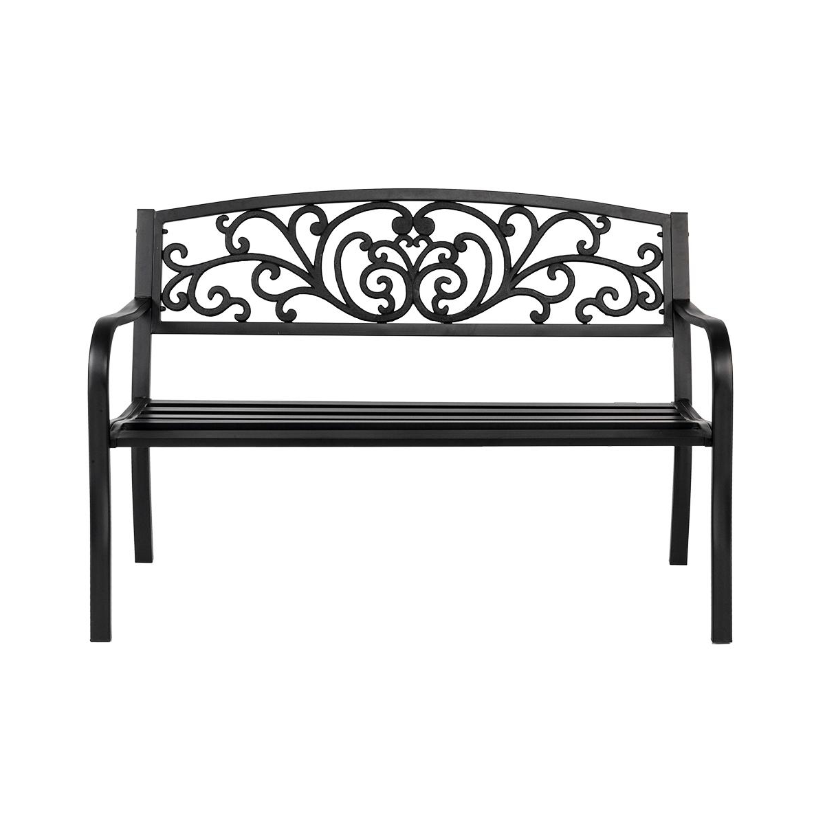 Click here for Slickblue 50 Iron & Pvc Outdoor Bench – Dur... prices