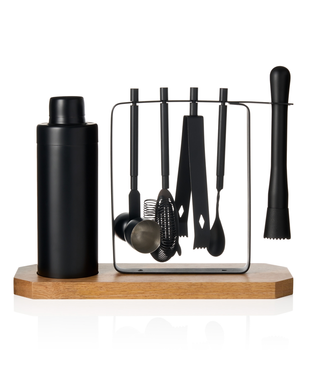 Click here for Godinger Ebony Bar Tools  Set of 7 - Black prices