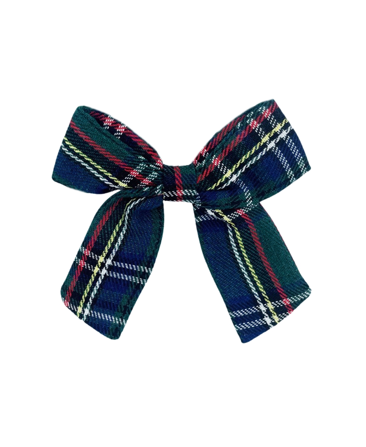 Click here for Bits & Bows Girls Plaid Hair Bow - Green plaid prices
