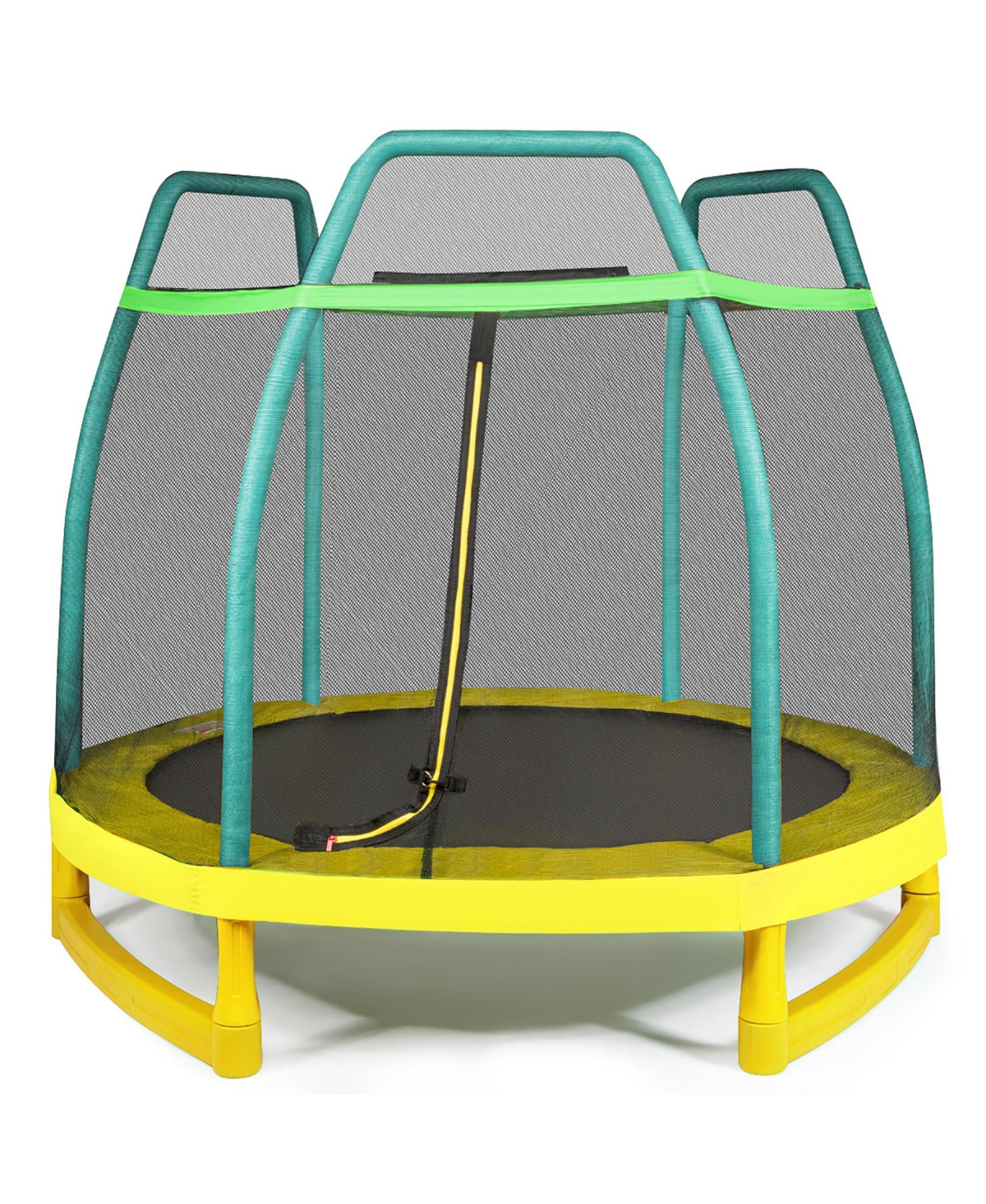 Click here for Costway 7FT Kids Trampoline W/Safety Enclosure Net... prices