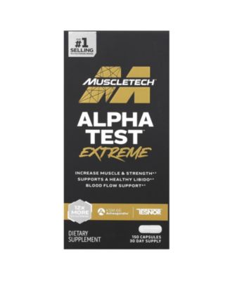 MuscleTech AlphaTest Extreme - 150 Capsules - Macy's