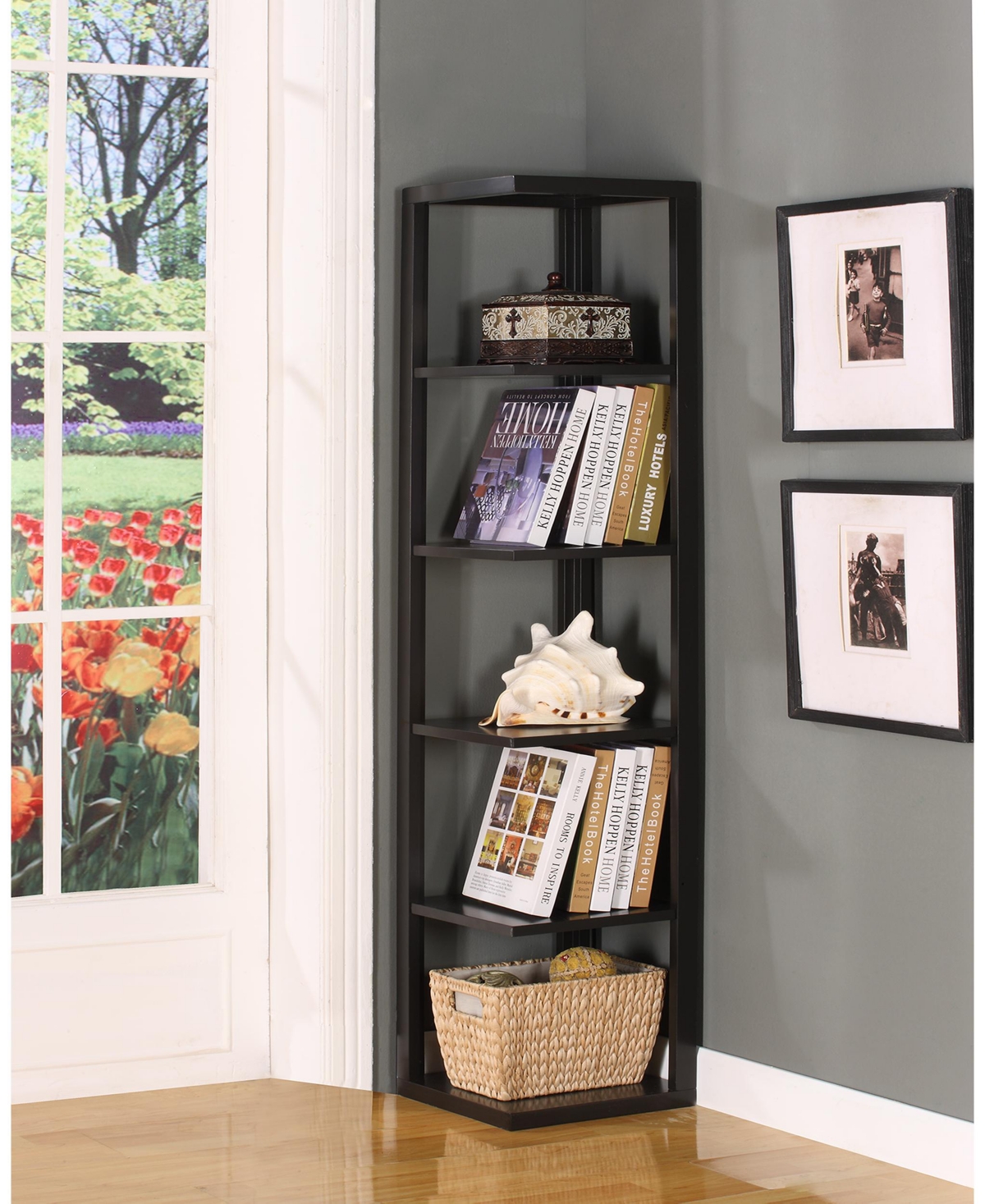 Click here for Kings Brand Furniture Hollis 5-Shelf Wood Bookcase... prices