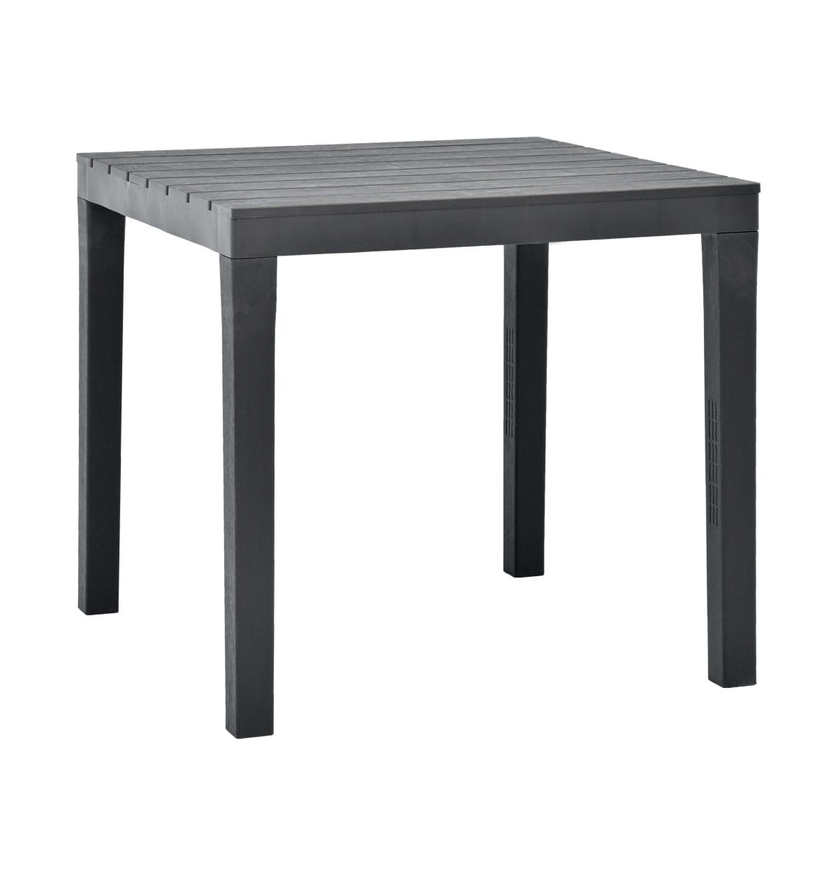 Click here for vidaXL Patio Table Anthracite 30.7x30.7x28.3 Plast... prices