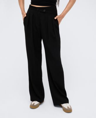 Kenneth Cole Women's High-Rise Criss-Cross Pants - Macy's