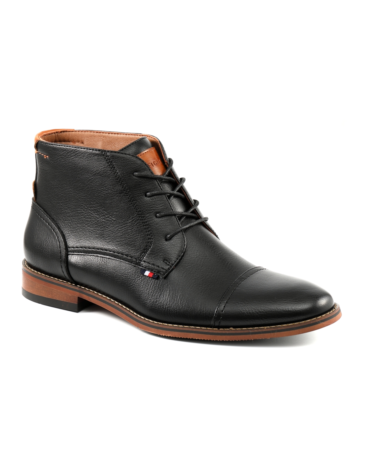 Click here for Tommy Hilfiger Mens Blaze Cap Toe Lace Up Boots -... prices