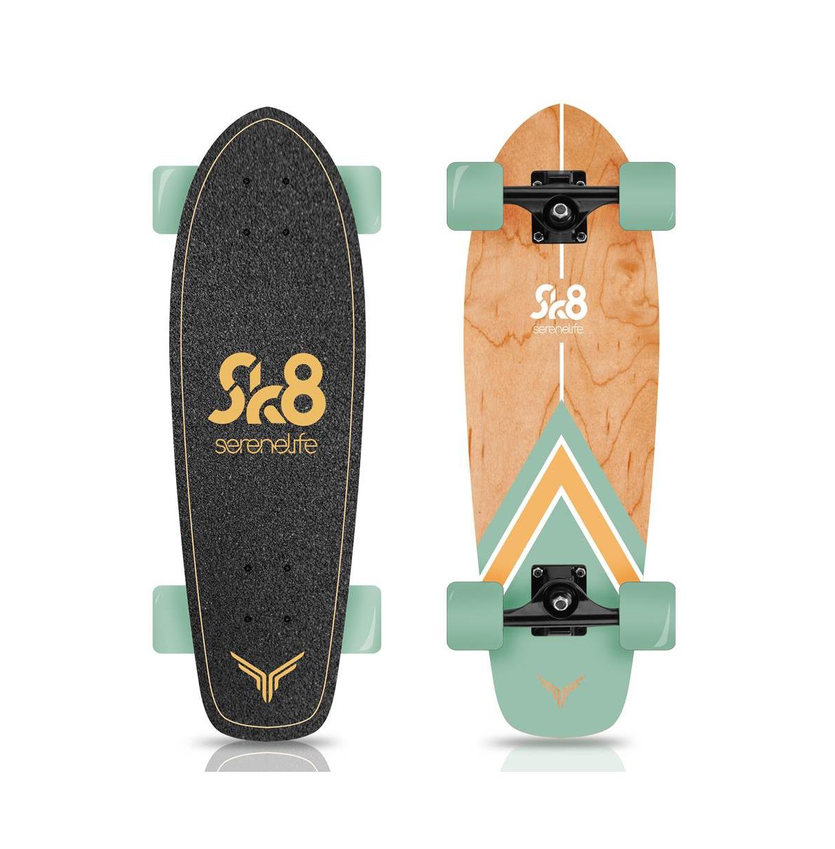 Click here for SereneLife Canadian Maple Deck Skateboard  Mini Cr... prices