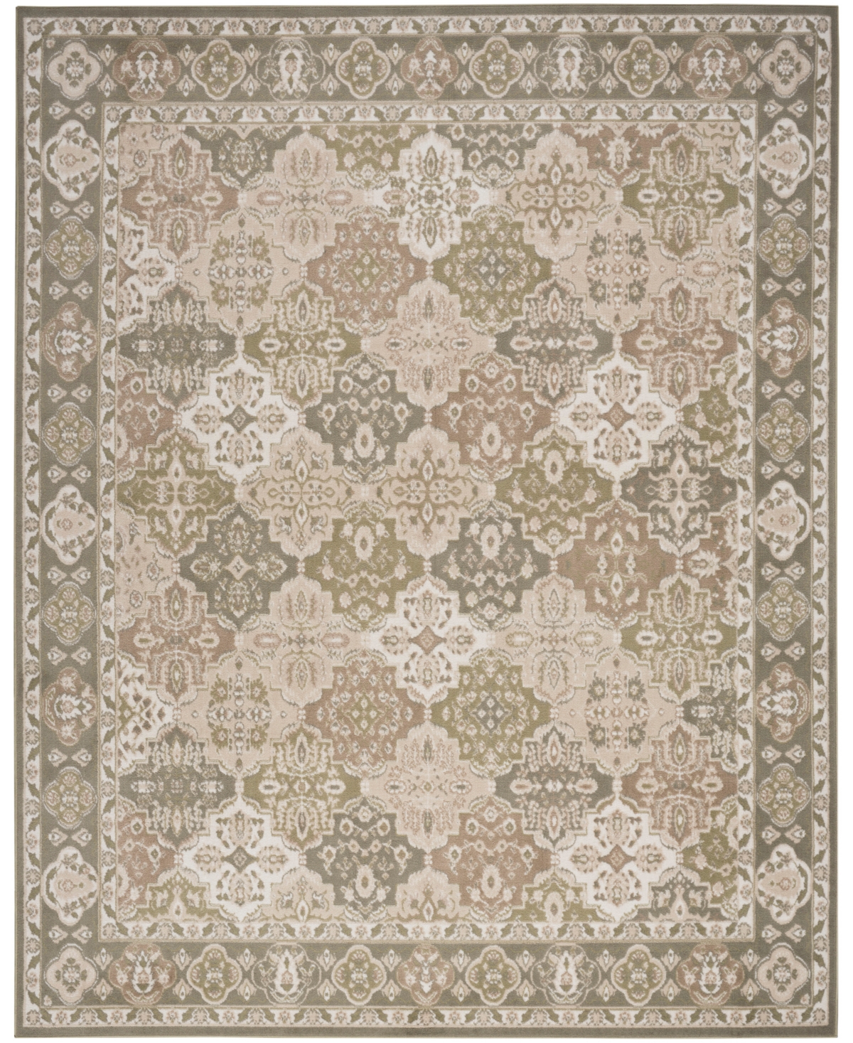 Click here for Nourison Home Grafix GRF31 710x910 Area Rug - Gree... prices