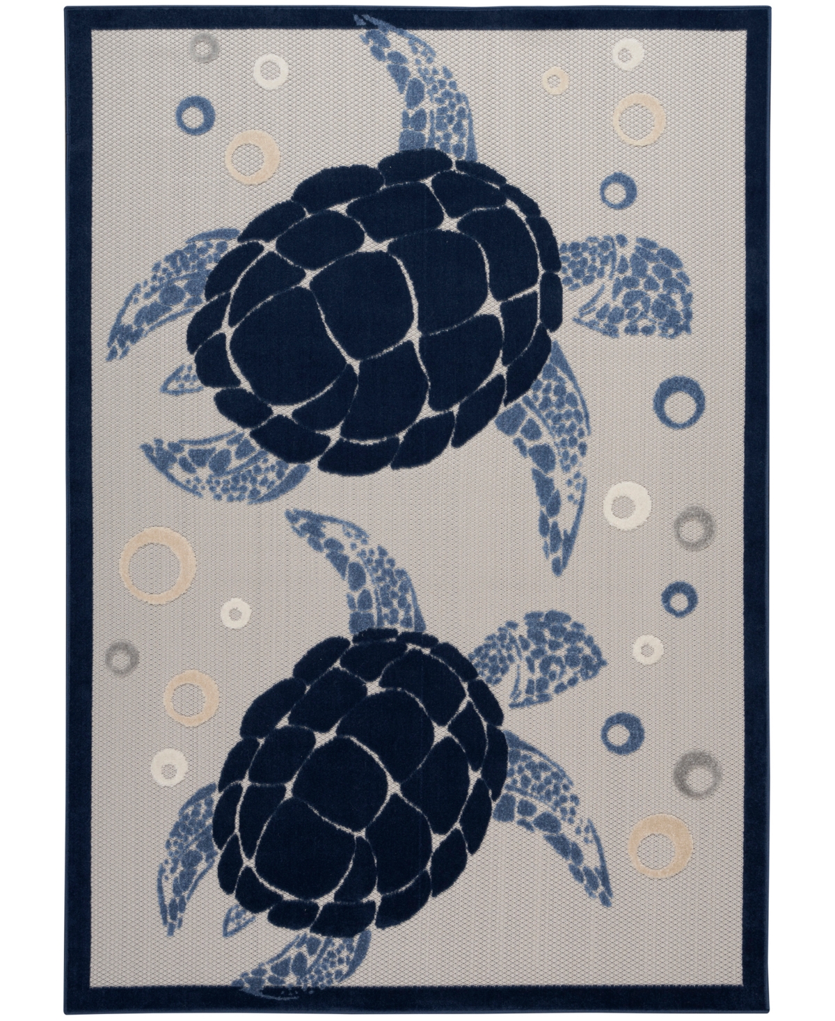 Click here for Nourison Home Aloha ALH27 36x56 Area Rug - Navy prices