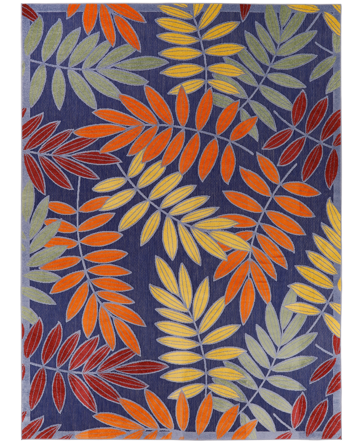 Click here for Nourison Home Aloha ALH18 6x9 Area Rug - Navy/Mult... prices