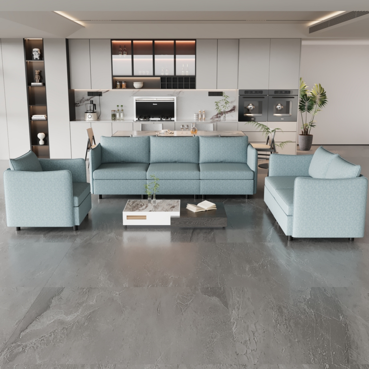 Click here for Streamdale Furniture Modular Sectional Sofa  Conve... prices