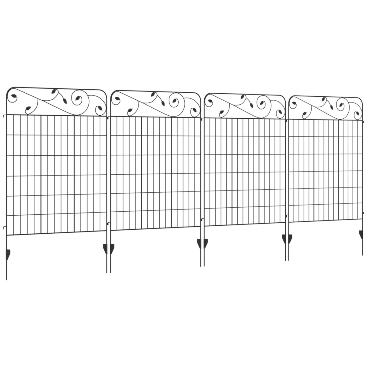 Click here for Garden Fence  4 Pack Steel Fence Panels  11.5 L x... prices