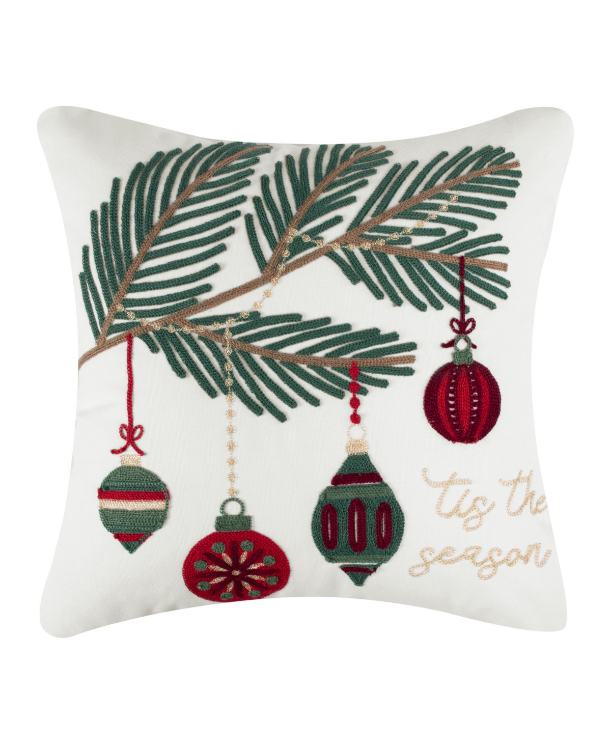 Click here for Levtex O Christmas Tree Embroidered Decorative Pil... prices