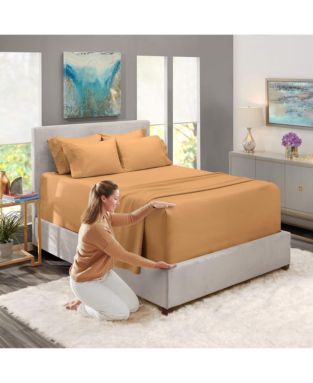 Click here for Ultra Soft Extra Deep Pocket 6 Piece Sheet Sets -... prices