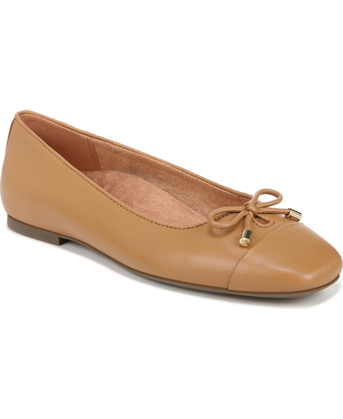 Click here for Vionic Womens Klara Ballet Flats - Brown nappa lea... prices